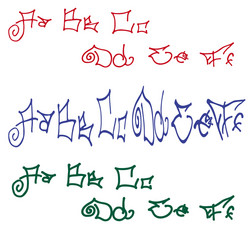 Abcde Vector Images (over 1,300)