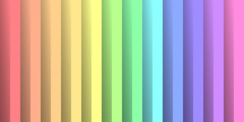 Folded paper in colors rainbow spectrum Royalty Free Vector