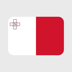 Malta flag icons set Royalty Free Vector Image