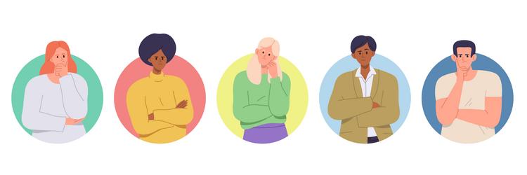 Unsure Face Vector Images (over 770)