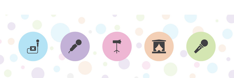 9 stage icons Royalty Free Vector Image - VectorStock