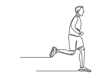 Runner Line Art Vector Images (over 1,300)