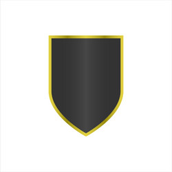 Emblem shield protection Royalty Free Vector Image