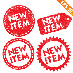 New item sign or stamp Royalty Free Vector Image