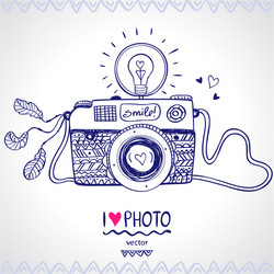 Camera creative Royalty Free Vector Image - VectorStock