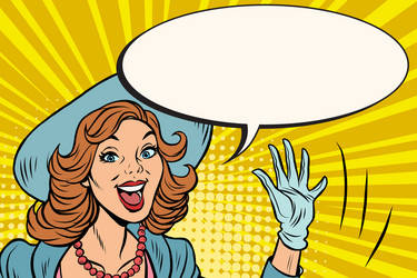 Lady Waving Vector Images (over 3,100)