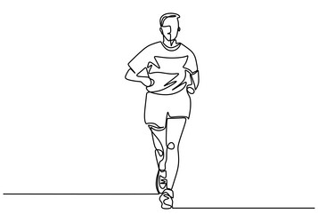 Runner Line Art Vector Images (over 1,300)