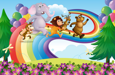 Rainbow Animals Vector Images (over 28,000)