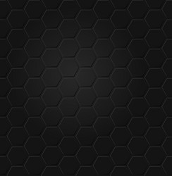 Abstract black hexagon seamless pattern eps Vector Image
