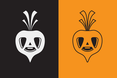 Onion fighter cute character emotion emoticon Vector Image