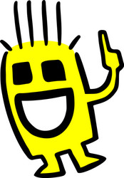 Puppet Yellow Cartoon Vector Images (84)