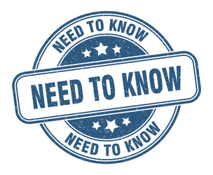 Need to Know Vector Images (over 190)