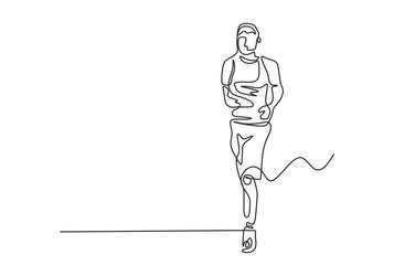 Runner Line Art Vector Images (over 1,300)