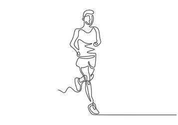 Runner Line Art Vector Images (over 1,300)