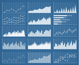 Data graphic charts maths coordinates graph Vector Image