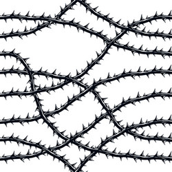 Horror art style horrible seamless pattern Vector Image