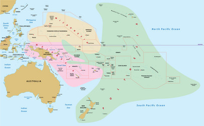 Map sea and coastal currents australia Royalty Free Vector