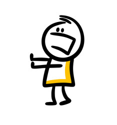 Stickman Stop Vector Images (over 140)