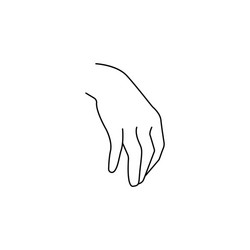 Hand Picking Something Up Vector Images (63)