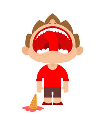 Kid Cry Vector Images (over 7,400)