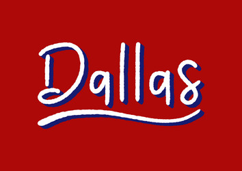 Dallas Lettering Word Vector Images (39)