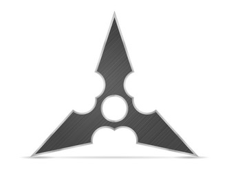 Shuriken Royalty Free Vector Image - VectorStock