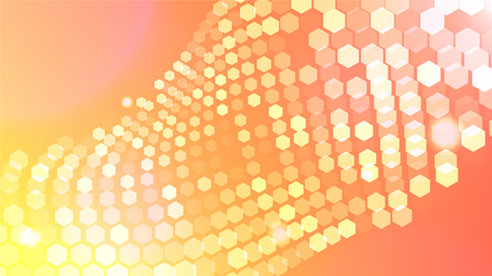 Hexagon abstract gradient background random Vector Image
