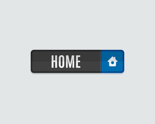 Home web button flat design Royalty Free Vector Image