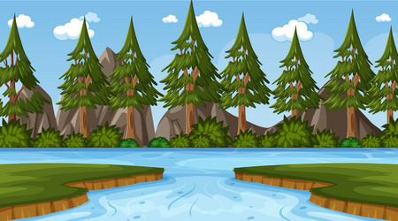 Pine Tree Water Vector Images (over 7,000)