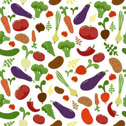 Root vegetables with greens signs and symbols Vector Image