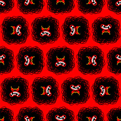 Anger red pattern seamless evil background texture
