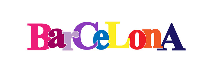 Barcelona Name Vector Images (74)