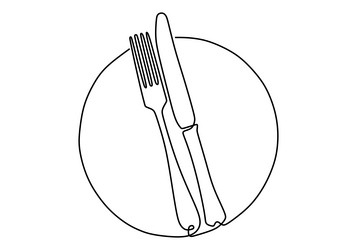 Fork and Knife Outline Vector Images (over 14,000)