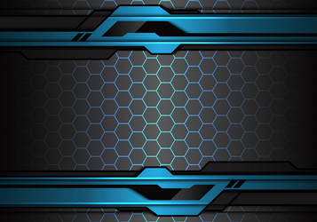 Abstract blue dark gray circle mesh design Vector Image