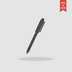 White pen icon Royalty Free Vector Image - VectorStock