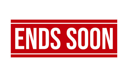 End rubber stamp seal Royalty Free Vector Image