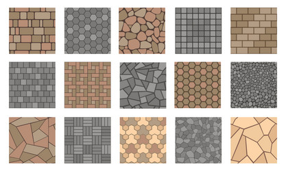 Pavement Pattern Vector Images (over 4,500)