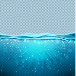 Blue wave abstract background layout banner Vector Image