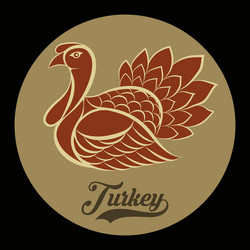 Turkey logo Royalty Free Vector Image - VectorStock