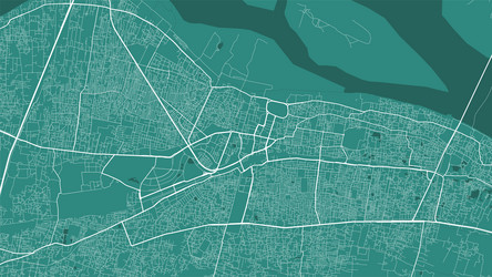Patna map detailed map of city Royalty Free Vector Image