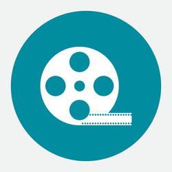 Film movie camera icon Royalty Free Vector Image