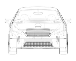 Electric Car Blueprint Drawing Vector Images (over 290)