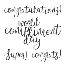 Compliment Word Template Vector Images (78)