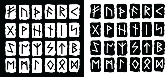 Runes Royalty Free Vector Image - VectorStock
