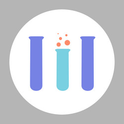 Test tube icons Royalty Free Vector Image - VectorStock