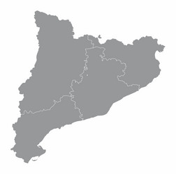 Catalunya Map Catalonia Vector Images (88)