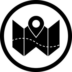 Plan map icon Royalty Free Vector Image - VectorStock