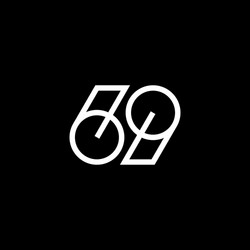 Number 9 logo design concept template Royalty Free Vector