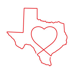 Free Texas State Outline Vector Images (53)