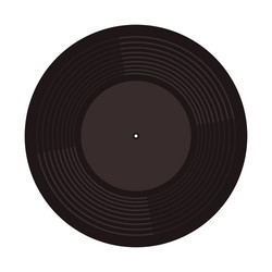 Vintage music vinyl disc design Royalty Free Vector Image
